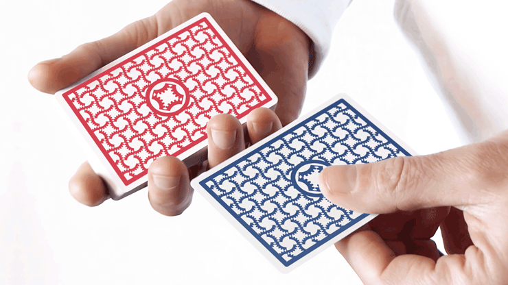 TURN (Red) Playing Cards by Mechanic Industries | Magic Corner