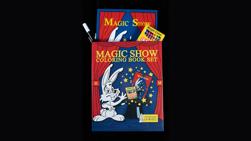 MAGIC SHOW Coloring Book DELUXE SET (4 way) by Murphy's Magic | Magic ...