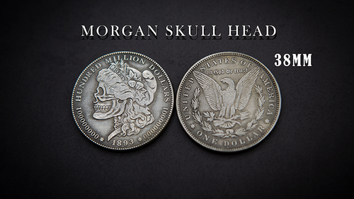 MORGAN SKULL HEAD COIN by Men Zi Magic | Magic Corner