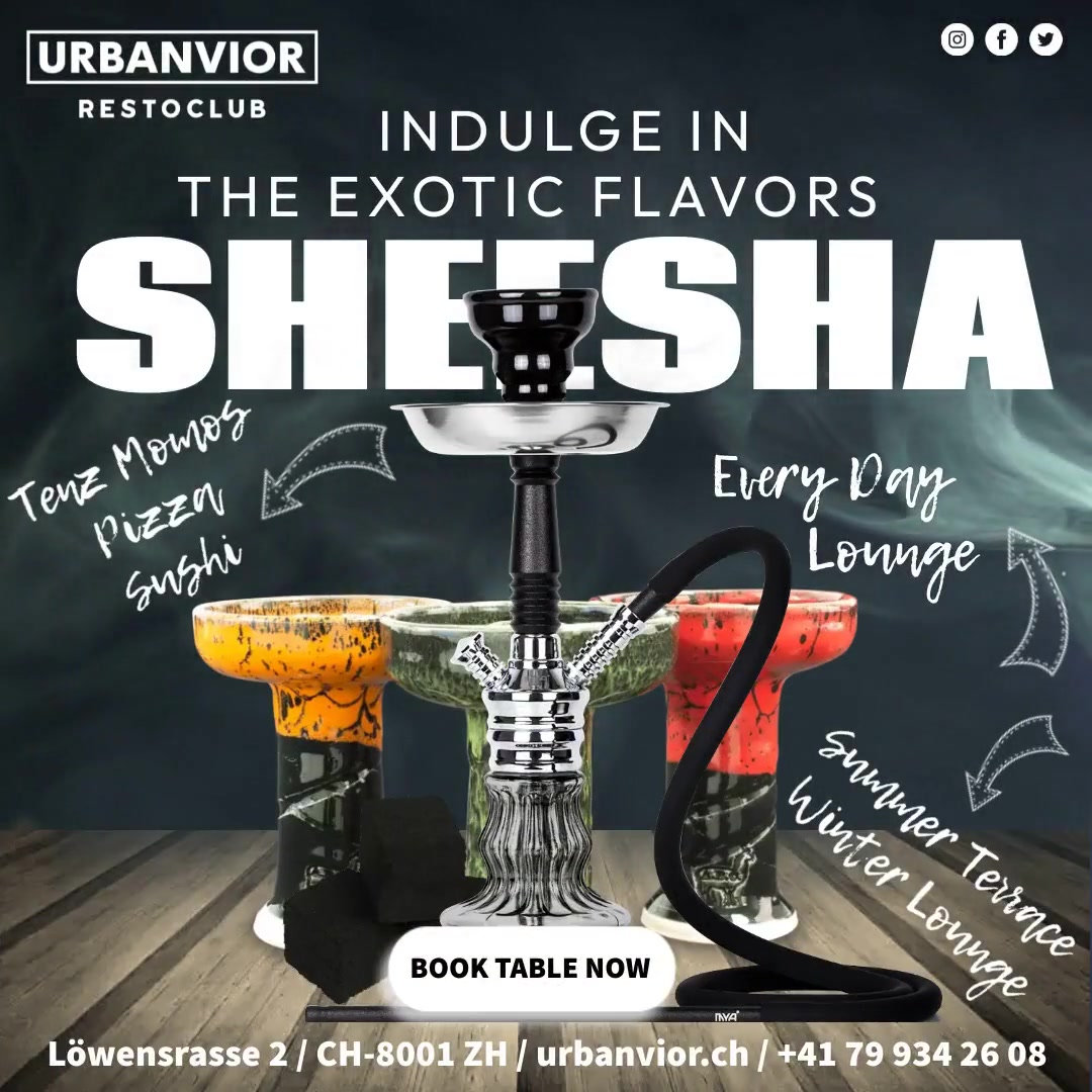 SHEESHA LOUNGE | VIOR CLUB | RESTO | EVENTS