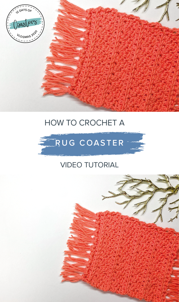 How to Crochet a Rug Coaster