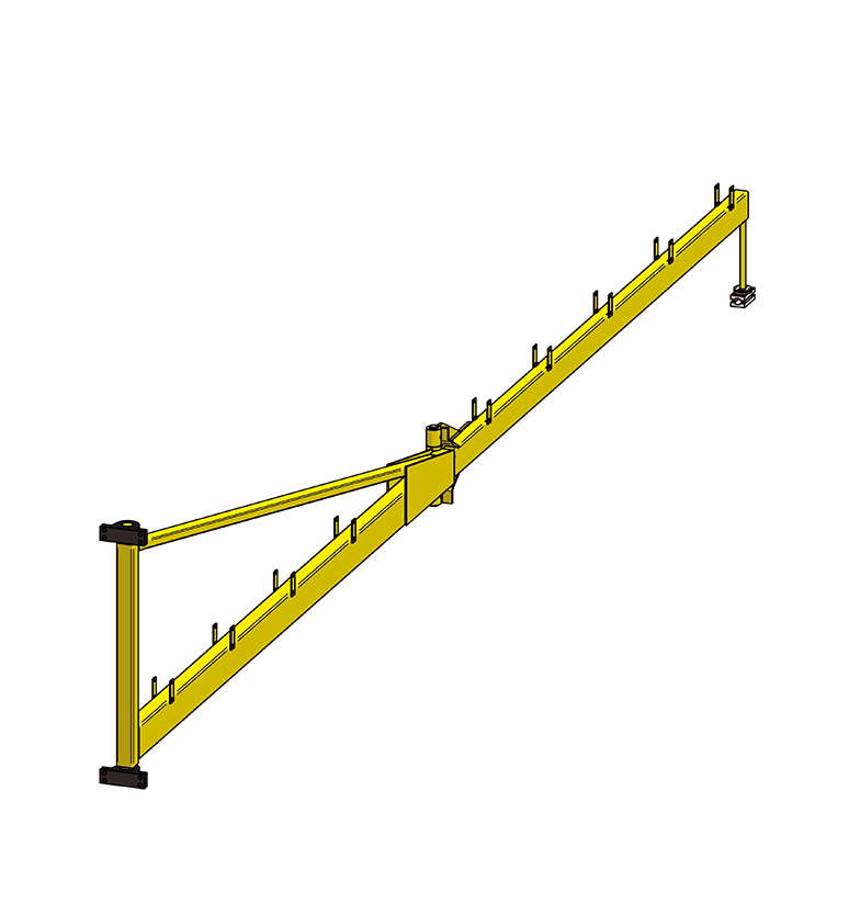 Wall-Mounted Pivot Wire Feeder Boom