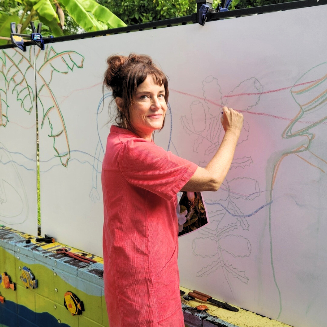 Designing and Painting School Murals: A Creative Journey with Chony Bowden