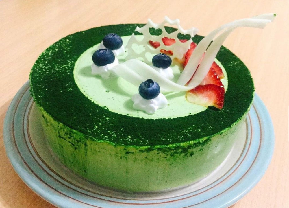 Green Tea Mousse Cake