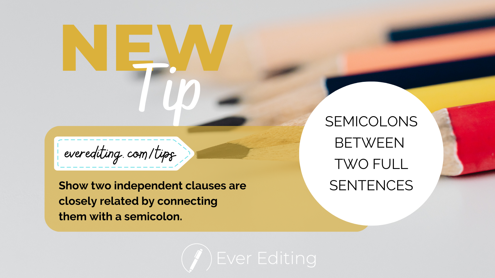 Semicolons between Two Full Sentences