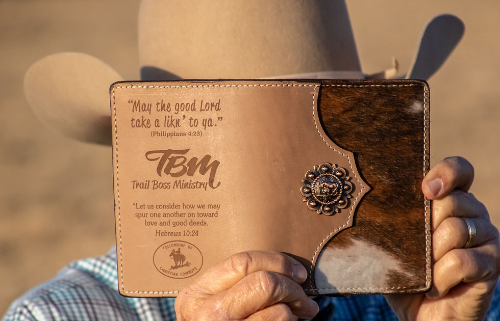 The Way for Cowboy Bible Cover | Trail Boss Ministry
