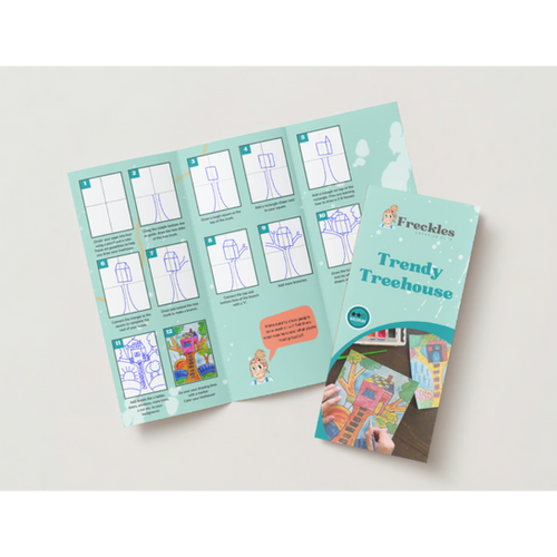 Trendy Treehouse Drawing Kit | FrecklesCreativeClub