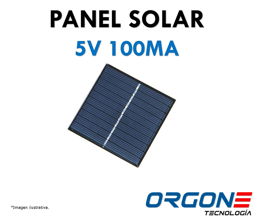 Panel Solar 5V 100mA | orgontec