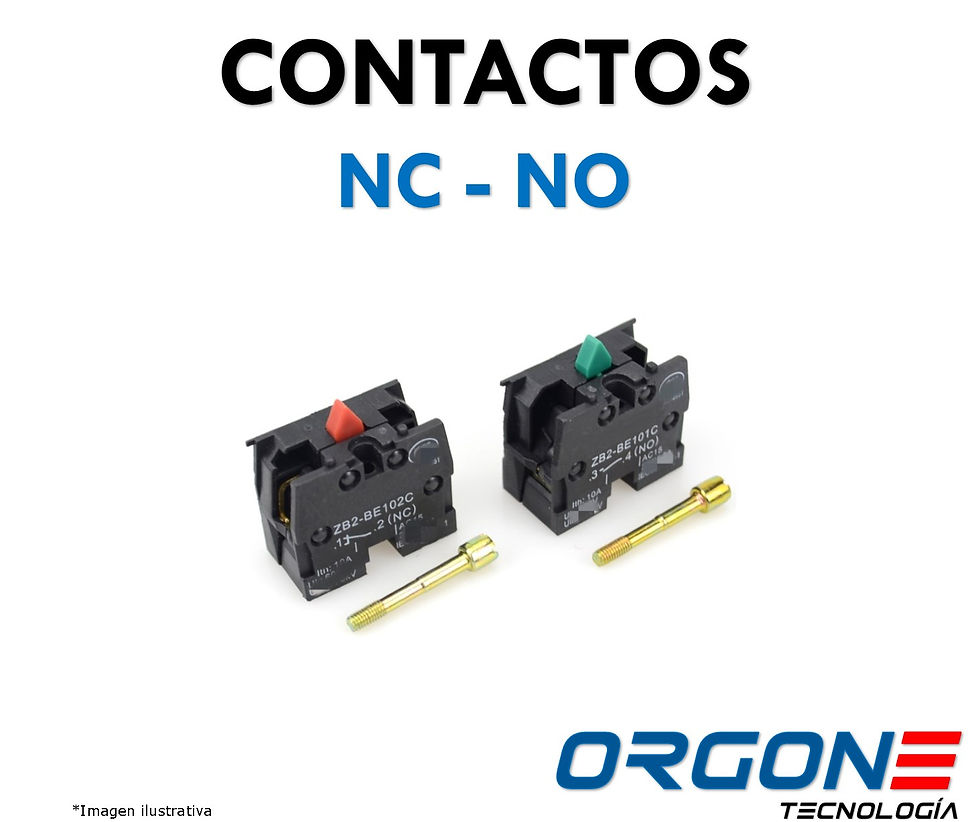Contactos para botones (NO y NC) | orgontec