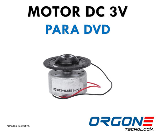 Motor DC para DVD 3V | orgontec