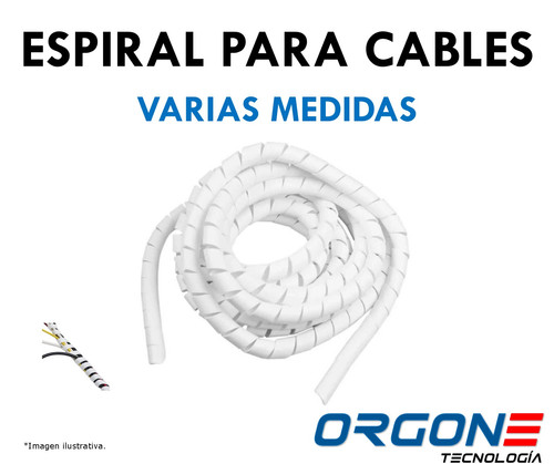 Espiral para Cables - Varias Medidas | orgontec