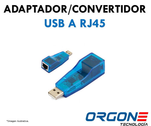 Adaptador USB a RJ45 | orgontec