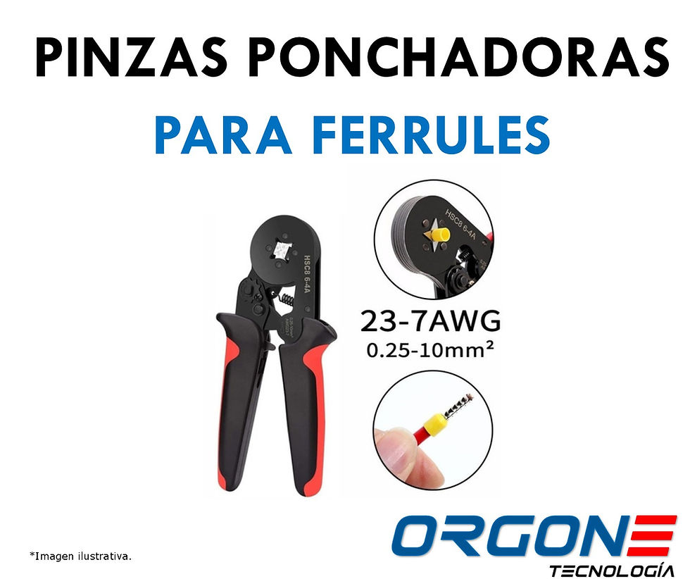 Pinza Ponchadora para Ferrules | orgontec