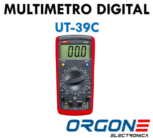 Multimetro Digital UT-39C+ - UNIT | orgontec