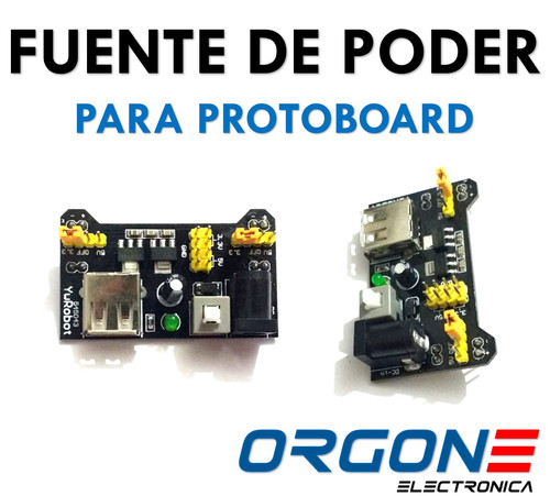 Fuente para Protoboard | orgontec