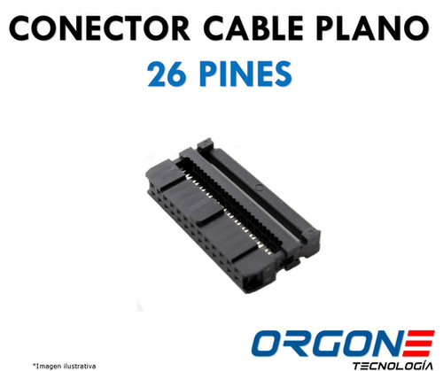 Conector p/Cable Plano 26 Pines | orgontec