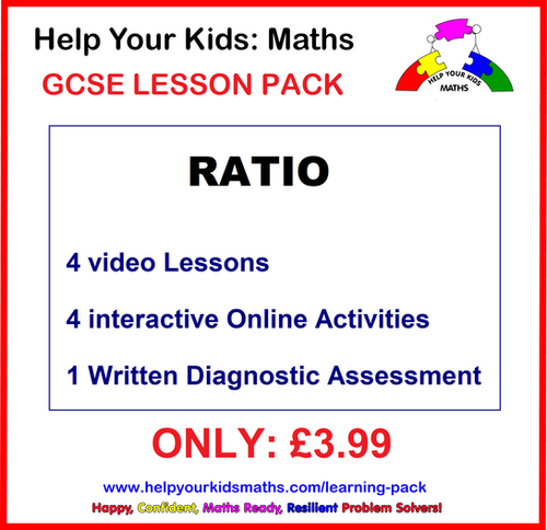 GCSE Lesson Pack - Ratio & Proportion | Help Your Kids Maths