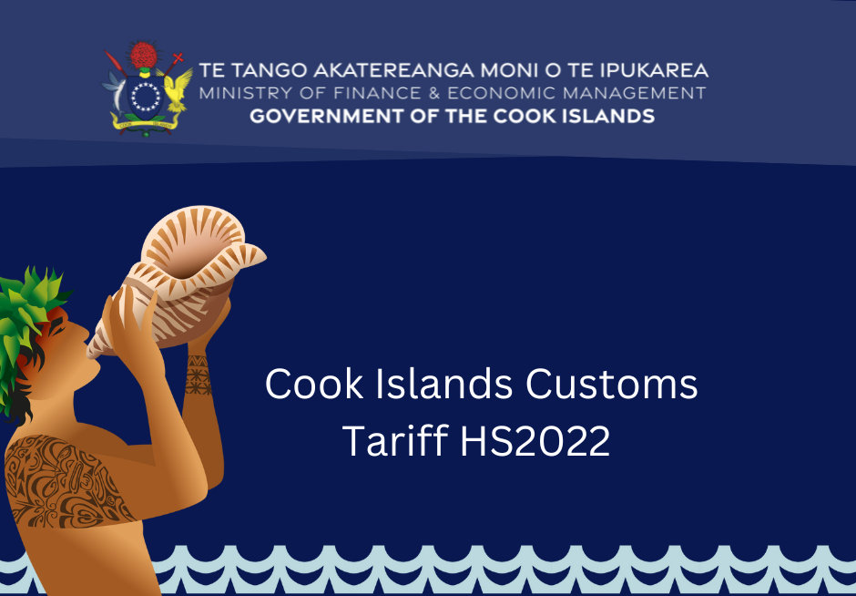 Cook Islands Customs Tariff HS2022