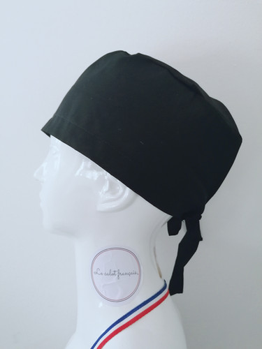 Calot Uni Noir | Le Calot Français | Fabrication française en Occitanie