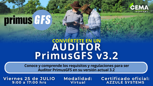 OFFICIAL AUDITOR COURSE PRIMUSGFS V3.2 | CEMA INTERNATIONAL
