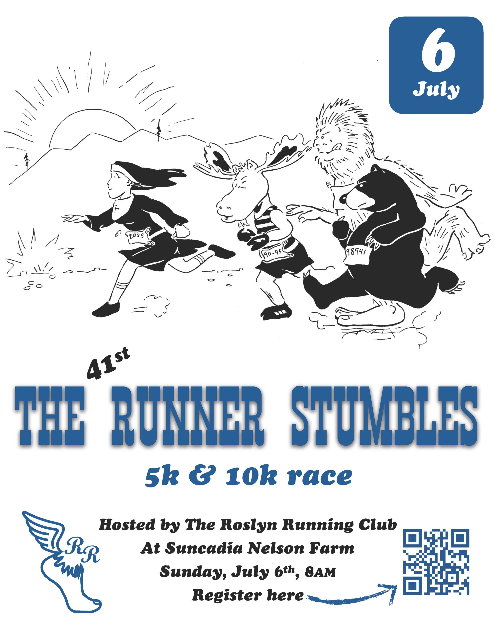 The Runner Stumbles – A Fun Event for Everyone… | Hotel Roslyn