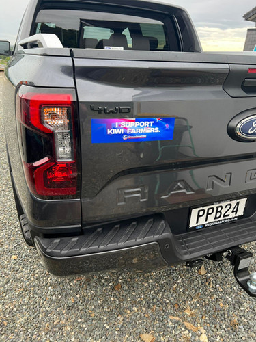 Groundswell I Support NZ Farmers Bumper Sticker | Absignz