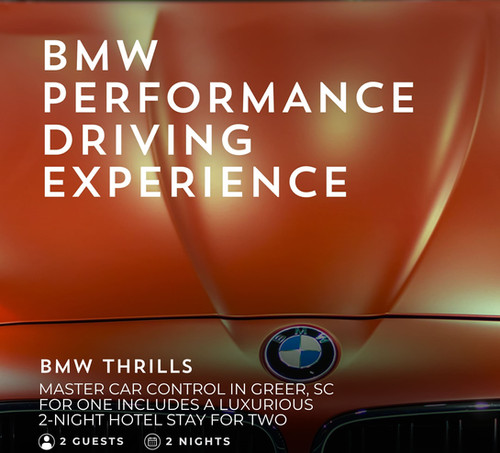 BMW Performance Driving Experience: $2,795 | GiveSmart Item Shop