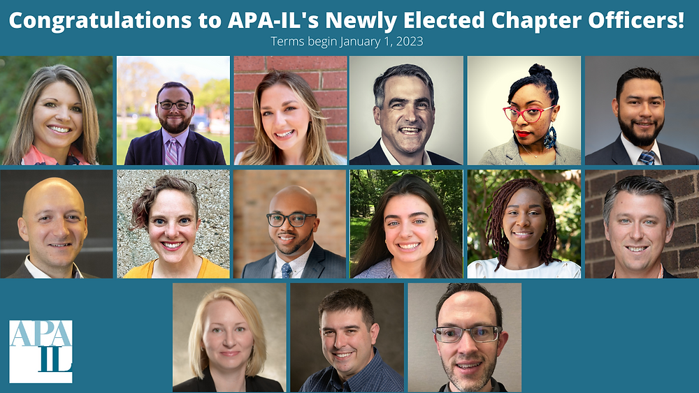 Congratulations to APA-IL's Newly Elected Chapter Officers!