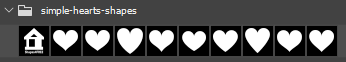 Shape Photoshop, Custom Shape tool trong Photoshop