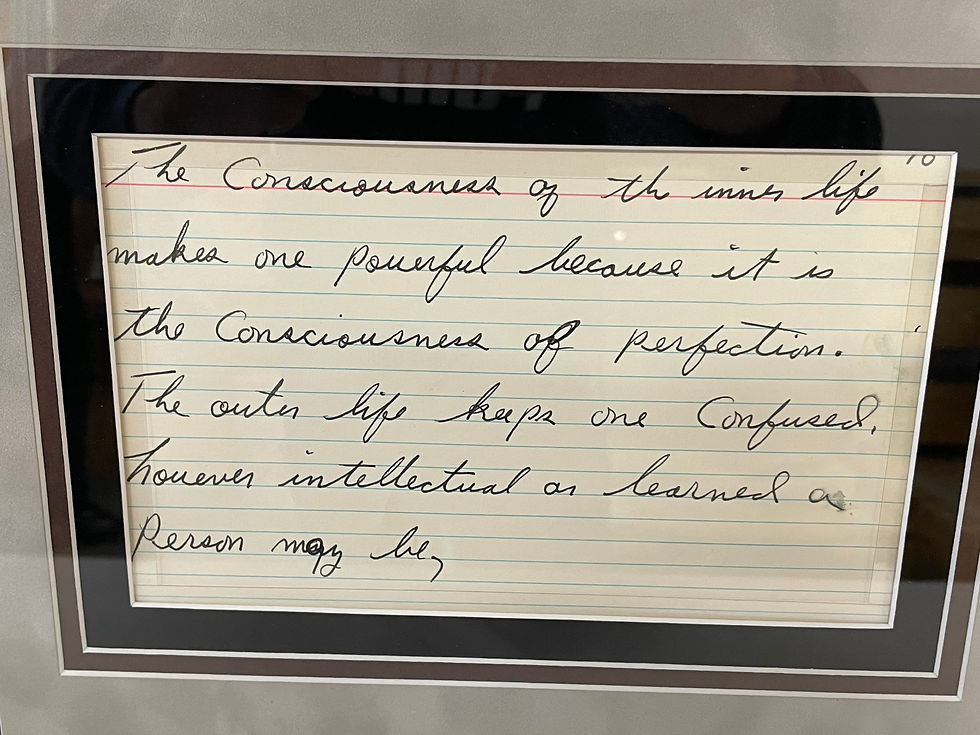 Muhammad Ali Hand Written Letter | Washington Ave. BID