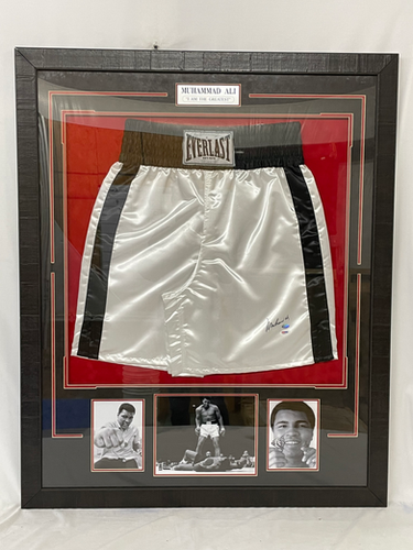 Muhammad Ali Autographed Boxing Shorts | Washington Ave. BID