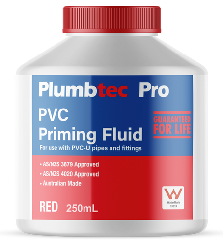 Priming Fluid, Red, 250ml | Plumbtec Pro