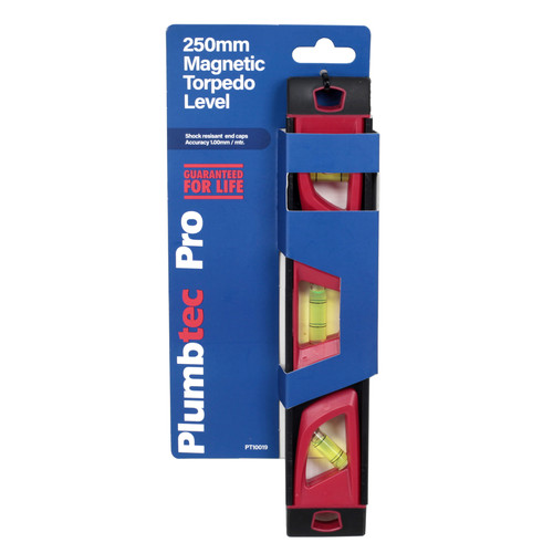 Torpedo Level, 250mm | Plumbtec Pro