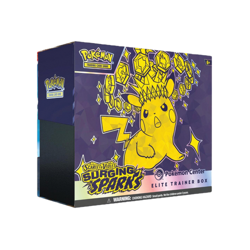 Scarlet & Violet-Surging Sparks Pokémon Center Elite Trainer Box | Card ...