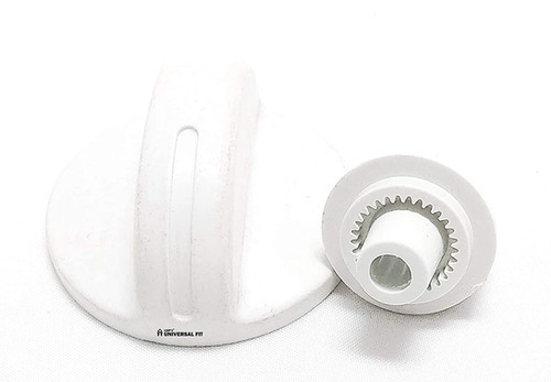 Set of 4 UNIVERSAL Washing Machine Timer Knob - White | universalfit.in
