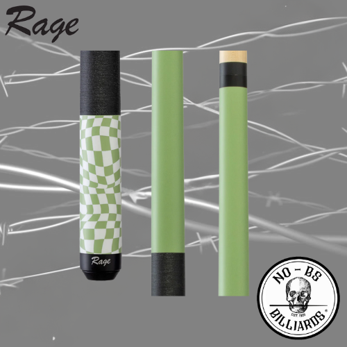 Rage Lime Green Checker Flag Cue with Black Linen Wrap- RG08 | NO-BS ...