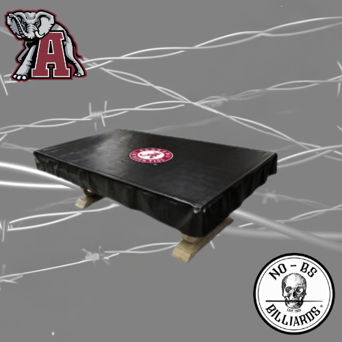 Alabama Crimson Tide Deluxe Pool Table C- 80-4001over | NO-BS BILLIARDS