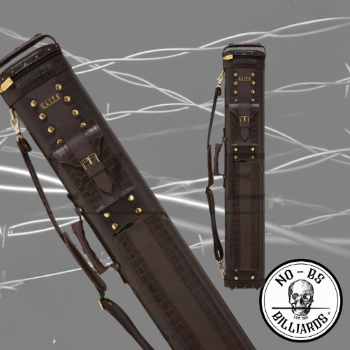 ELITE Classic Leather Pool Cue Case- 2X4 - 2X4 | NO-BS BILLIARDS