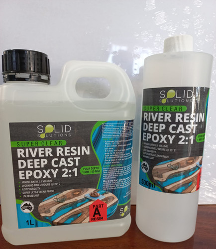 Solid Solutions River resin Deep cast 1.5L | Little Shop Of Resin
