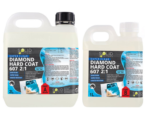Epoxy Resin | Diamond Hard Coat 607 2:1 | 3L Kit | Little Shop Of Resin