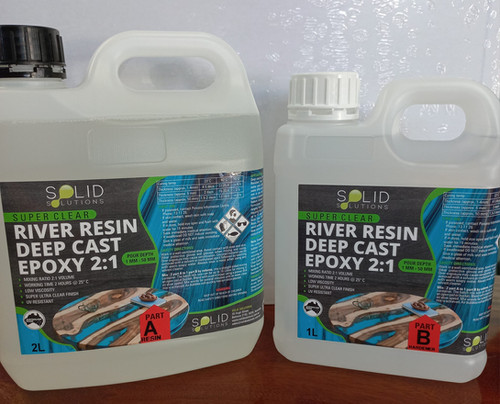 Solid Solutions River resin Deep cast 3L | Little Shop Of Resin