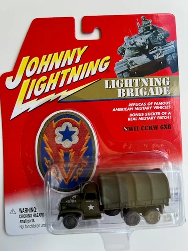 Lightning Brigade CCKW 6X6 Troop Truck with bonus military patch WWII ...
