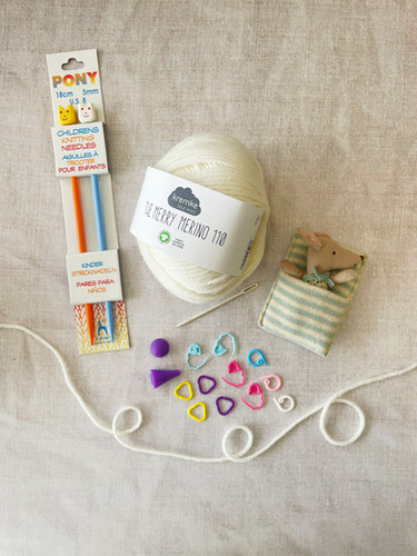 Kids Knitting Kit | Stitches and Cream