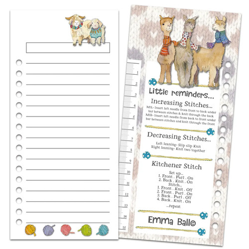 Emma Ball Alpaca Colour Chart Cards | Stitches and Cream
