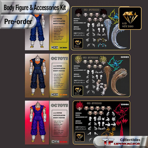 [Q2 2025] OC Toys x GD Studio Dragon Ball Vegito 1/12 Body Figure ...