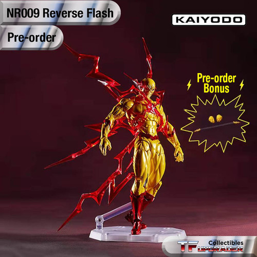 [Apr 2025] Kaiyodo DC Comics Amazing Yamaguchi Revoltech NR009 Reverse Flash | TF Upgrader