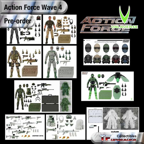 Valaverse Action Force 1/12 Wave 4 | TF Upgrader