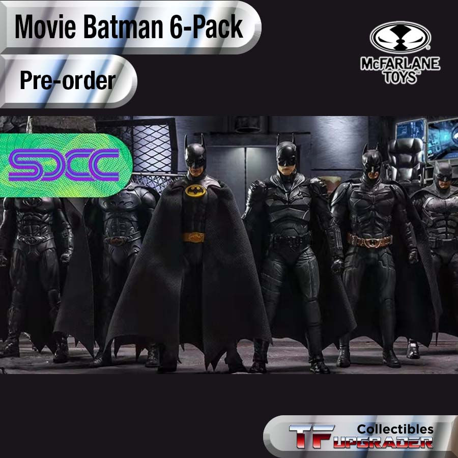 [Pre-order] McFarlane Toys Warner Bros 100 Years Movie Batman 6-Pack | TFUC