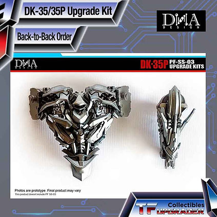 DNA Design DK-35 Upgrade Kit for SS54 Voyager Megatron Reissue | TF ...