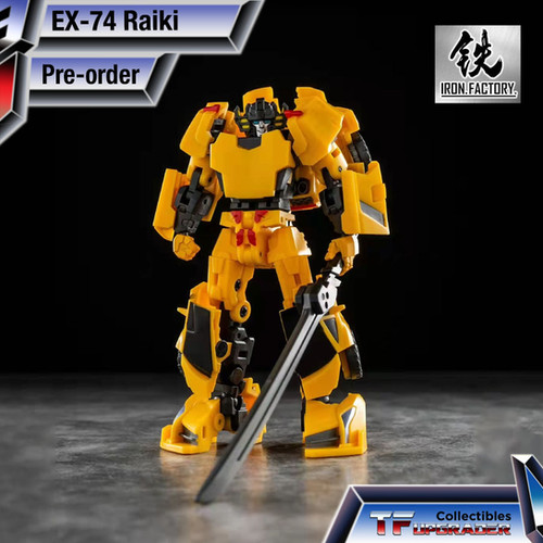 Iron Factory Iron Samurai Series IF EX-74 Raiki | TF Upgrader